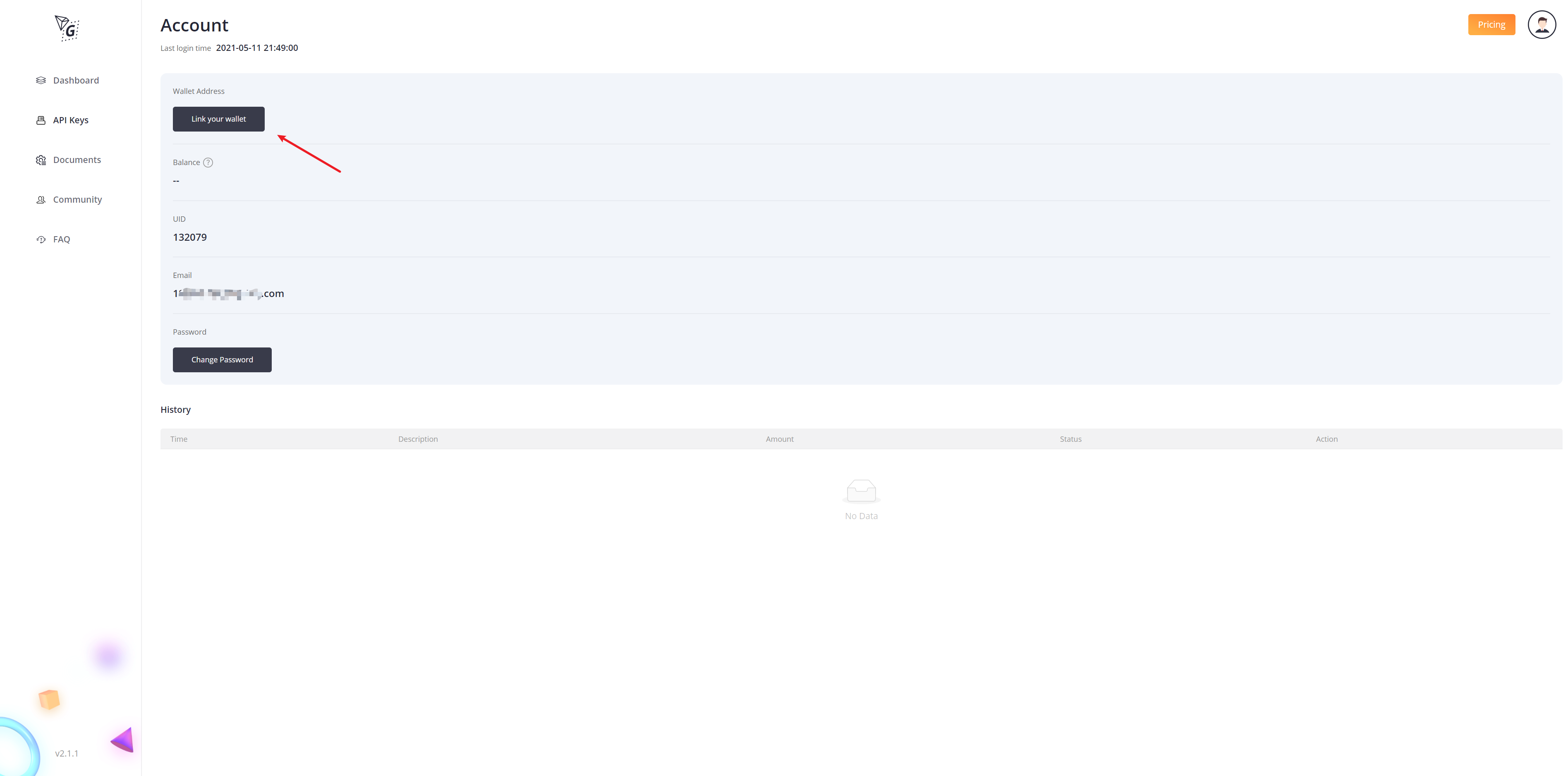 How do I know that my wallet has been linked? How to check the wallet ...